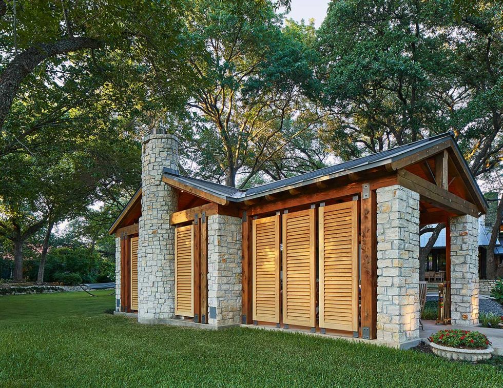 Transitional Outdoor Living Pavilion in North Dallas, TX - Capital ...